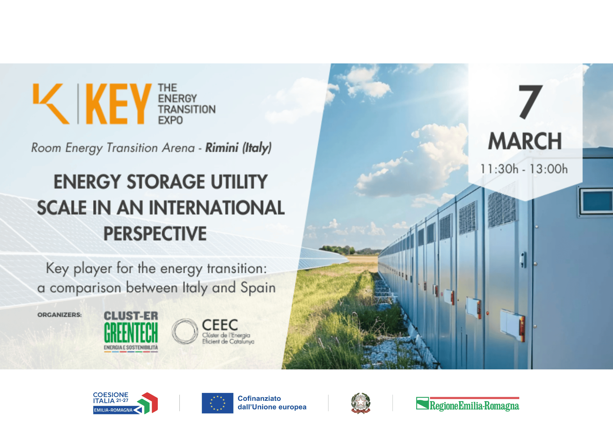 Italia e Spagna a confronto sull’energy storage: 7 marzo 2025 - Clust ...